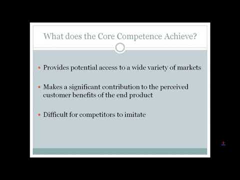 Core Competence Part 1