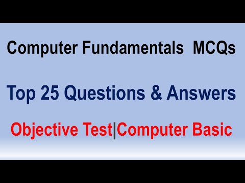 Computer Fundamentals MCQ|Top 25 Questions and Answers|Basics of Computer|Quiz