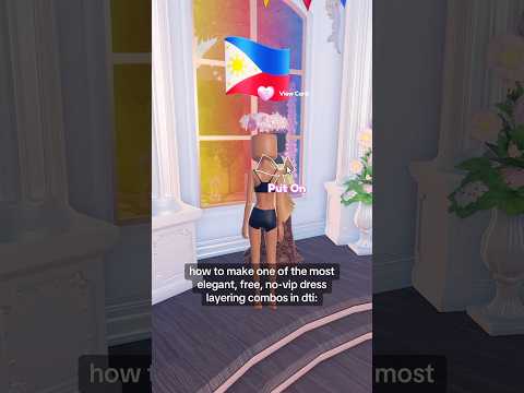 THE BEST NO VIP ELEGANT DRESS LAYERING COMBO IN DRESS TO IMPRESS 💞 #roblox #dresstoimpress #dti