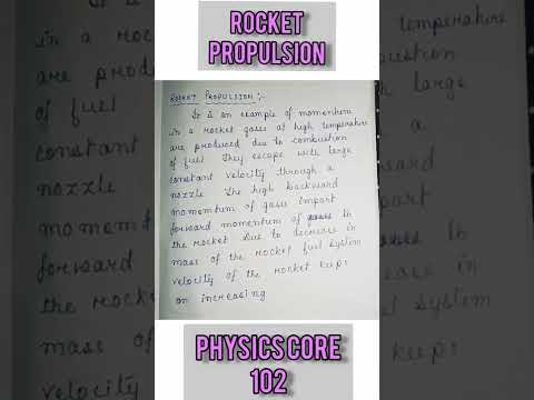 What is Rocket Propulsion | Define rocket propulsion #education