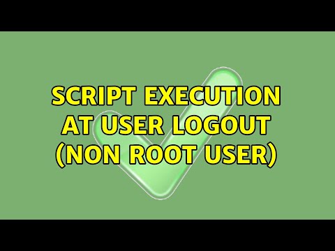 Ubuntu: Script Execution at user logout (non root user)