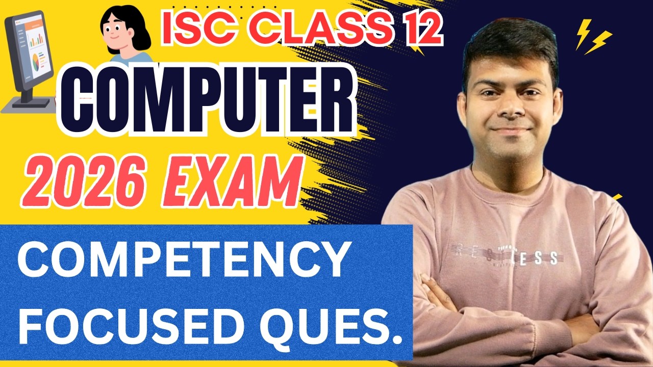 ISC Computer Science 2026 🚀 Competency Questions Practice Session | LIVE