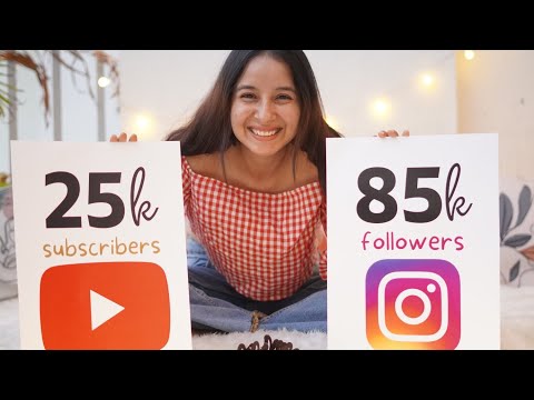 Celebrating 25000 subscribers on YouTube & 85000 followers on Instagram!