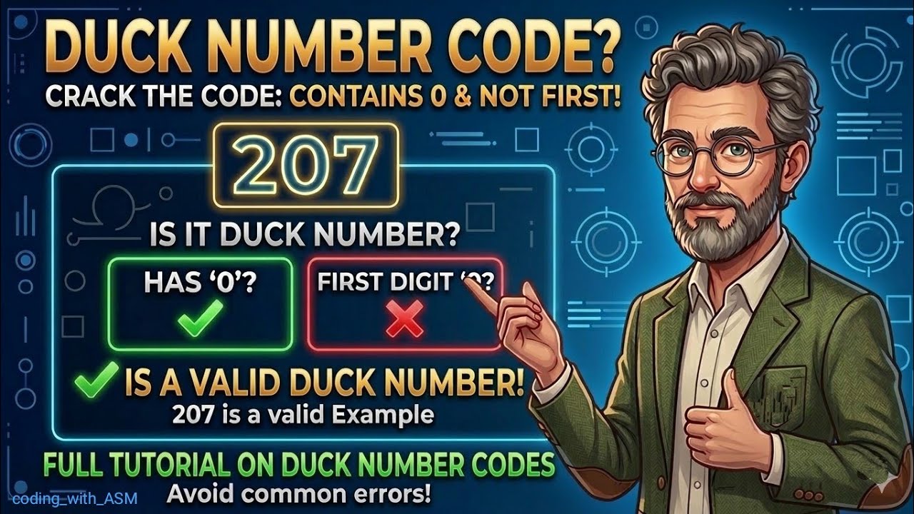 How to check whether a number is Duck number or not?