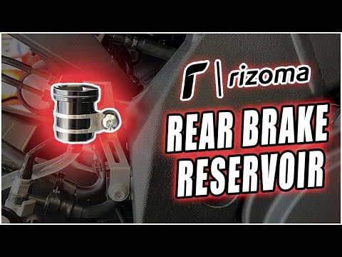 Yamaha R1 Rizoma Rear Brake Reservoir Install!