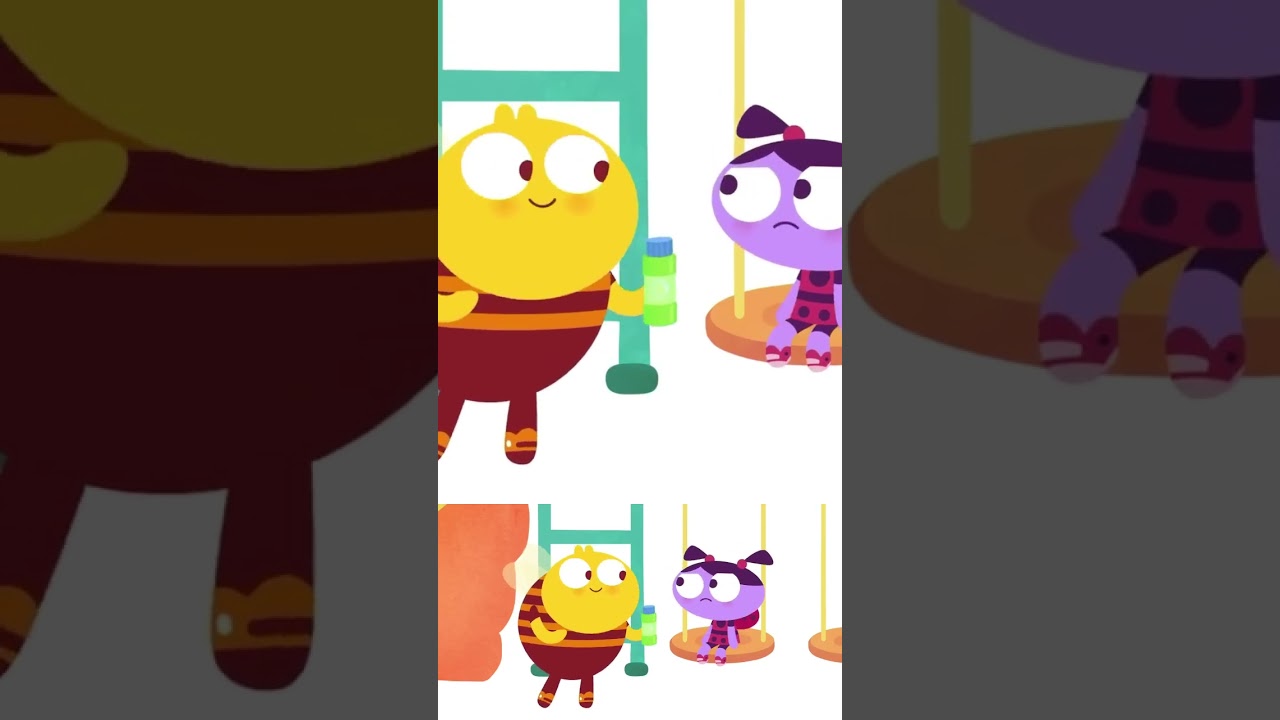 Blowing Bubbles!?🫧💨 #shorts #youtubeshorts #animation #cartoons