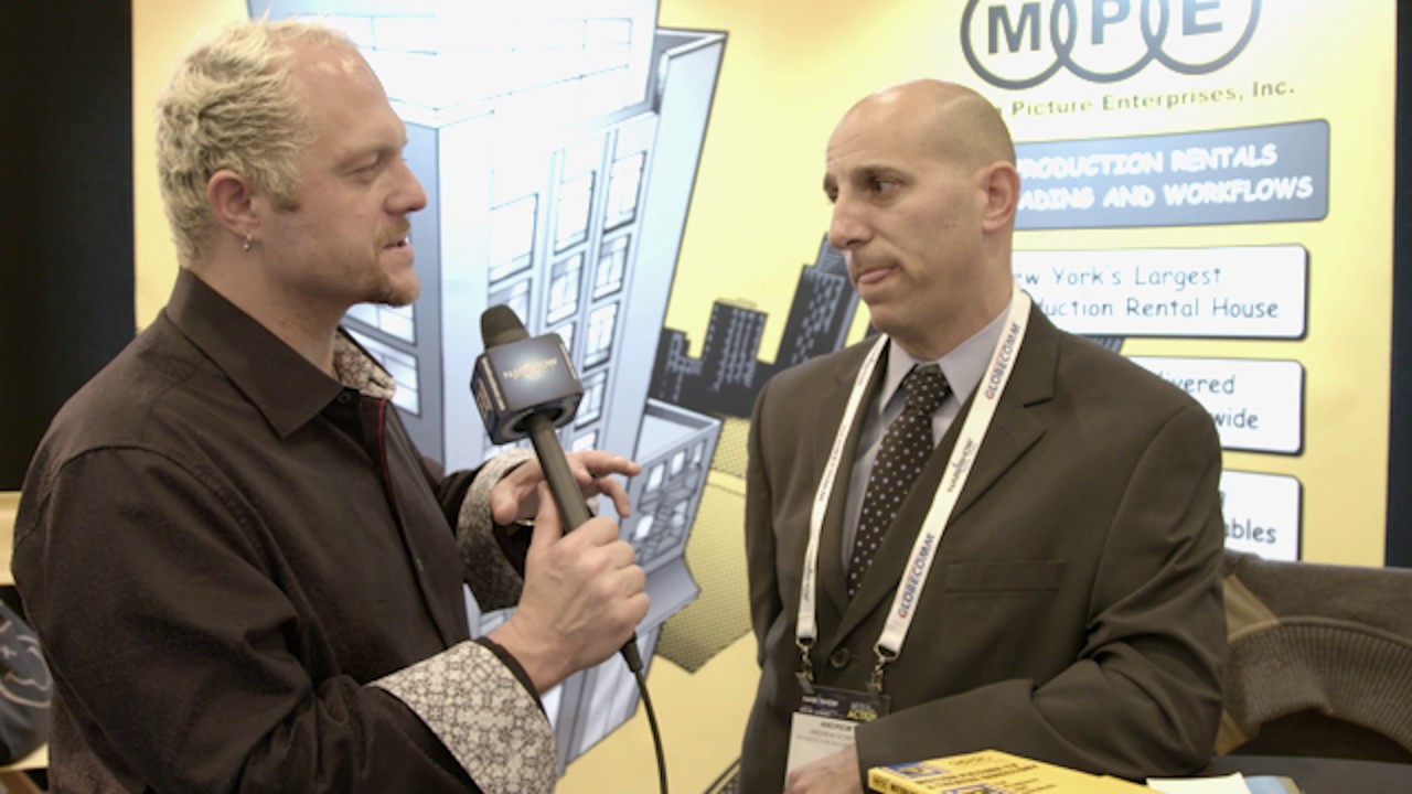 Andrew Schenk of Motion Picture Enterprises at NAB Show New York 2016 #NABShow