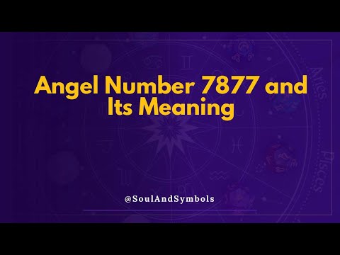 Angel Number 7877 and Its Meaning | 7877 Meaning 🌟