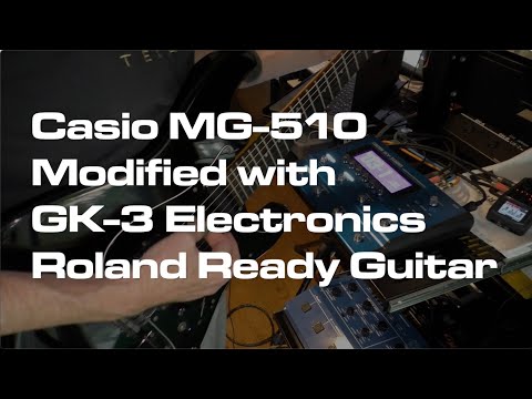 Casio MG-510 Modified with Roland Ready Strat Guitar GK-3 | Reverb