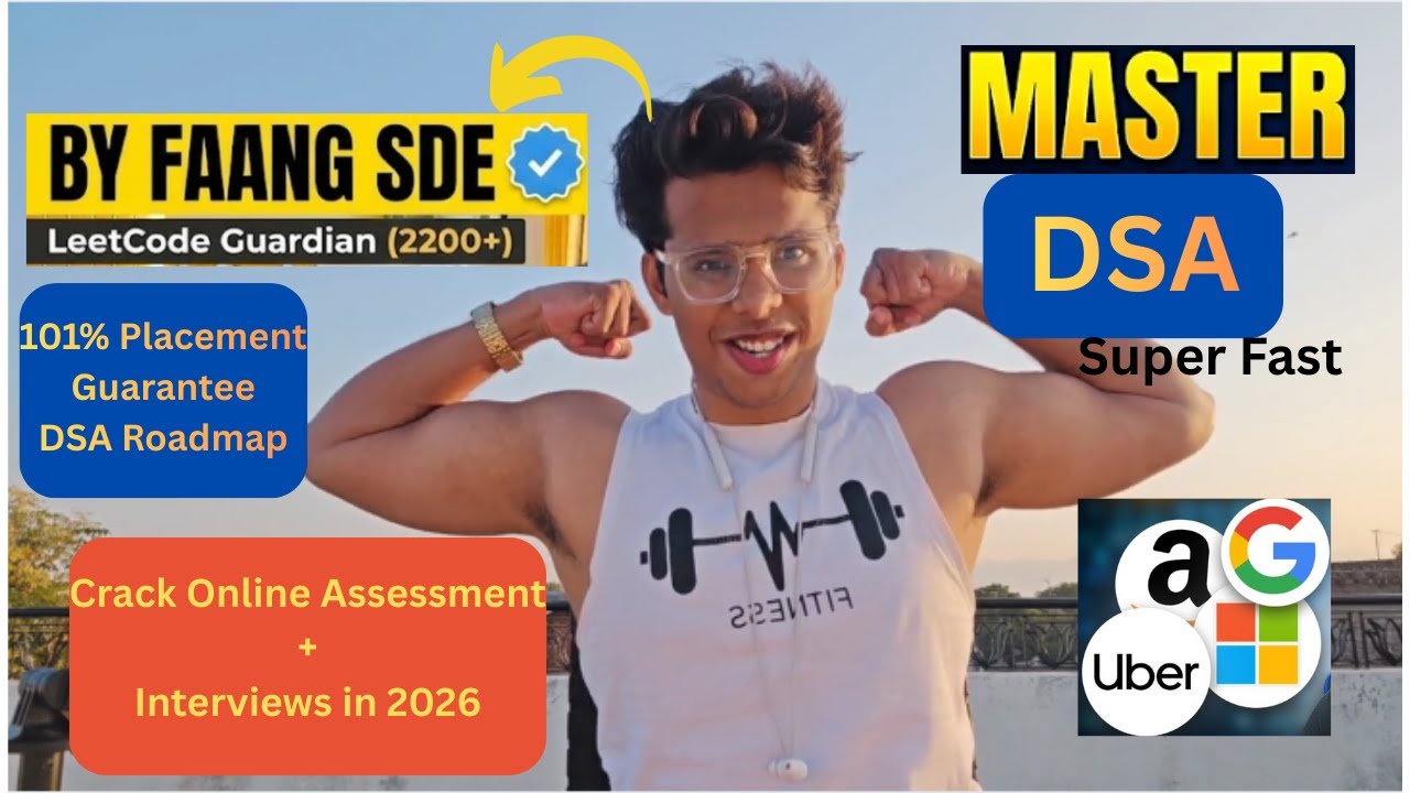Best DSA Roadmap for 2026 🚀 - By SDE @ FAANG + LeetCode Guardian (2200+ Rated) | Step-by-Step Guide