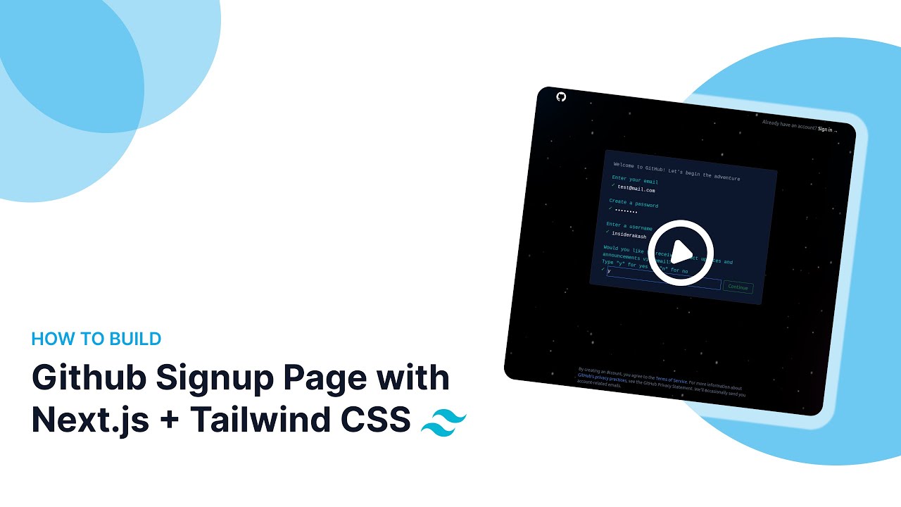 ASMR Programming - Github Singup Page - No Talking