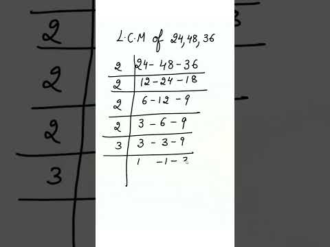 Find Lowest common multiple (LCM)