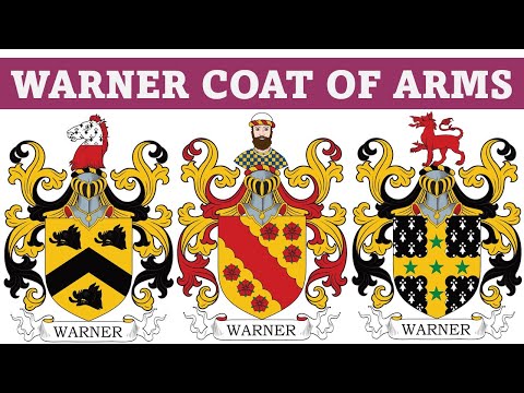 Warner Coat of Arms & Family Crest - Symbols, Bearers, History