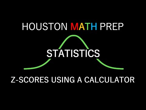 Z-Scores Using a Calculator