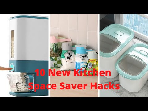 Kitchen Organization Ideas/Amazon Unique Kitchen Storage Organizer/10 New Kitchen Space Saver Hacks