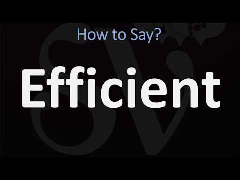 How to Pronounce Efficient? (CORRECTLY)