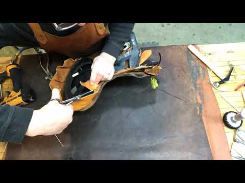 New seat install on used French saddle