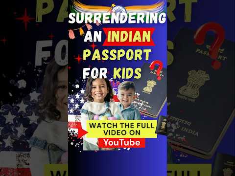 Surrender Indian Passport: Step-by-Step Guide in the USA
