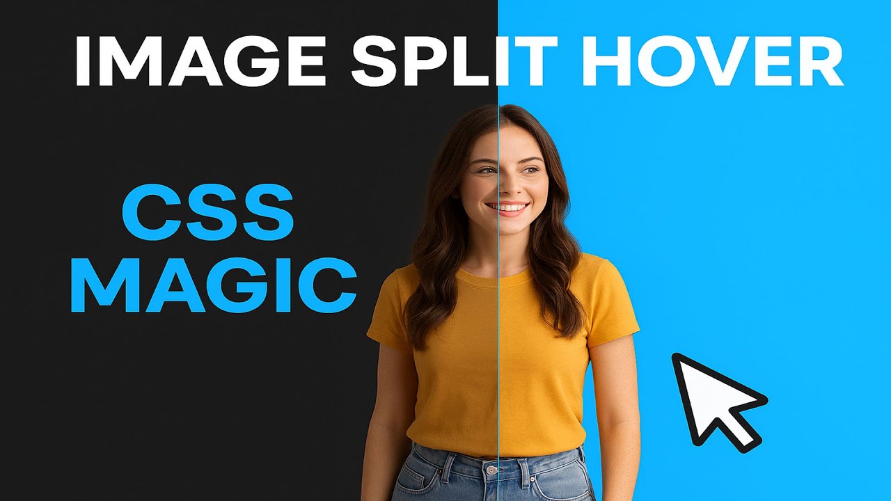 Split Image Reveal Hover Effect | CSS Hover Animation Tutorial 2025