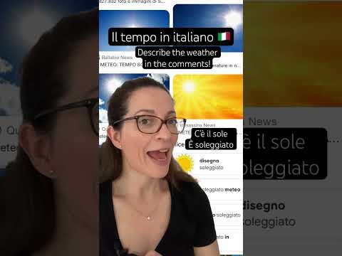 🇮🇹 Learn Italian Vocabulary - Italian Weather
