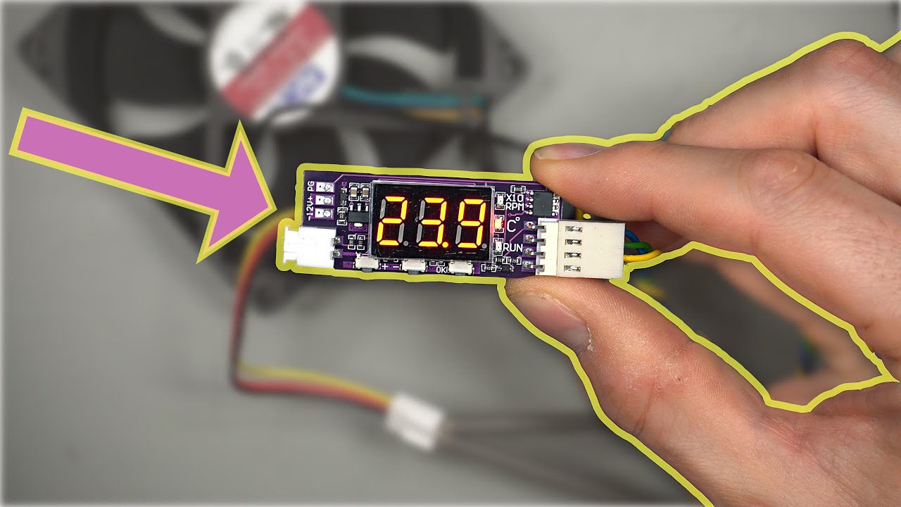 PWM Fan Temperature Controller With Display: Review