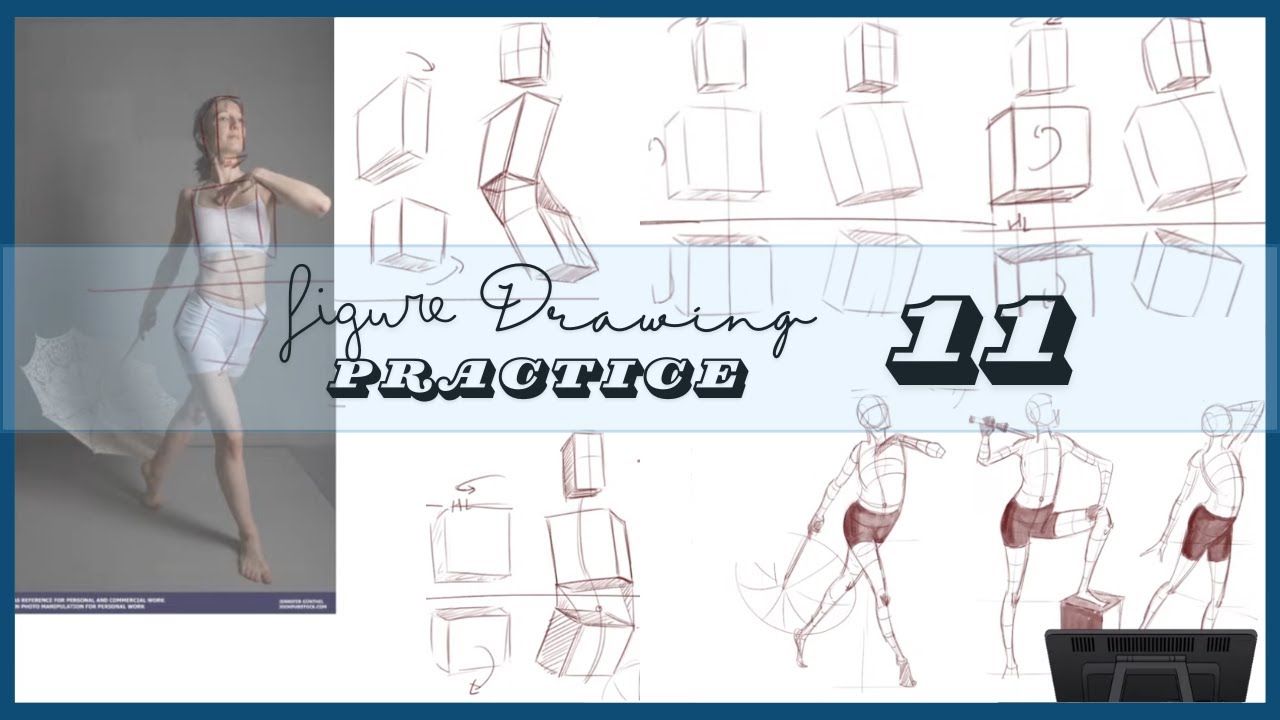 Gesture Drawing | Figure drawing Practice 11 | Human Figure Drawing