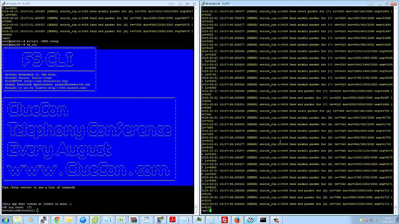 FusionPBX High Availability Test