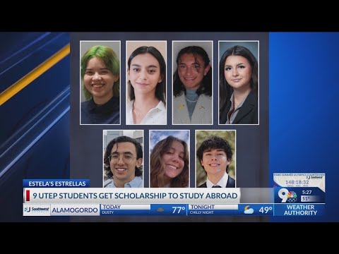 Estela's Estrellas: 9 UTEP students get the Gilman Scholarship to study abroad