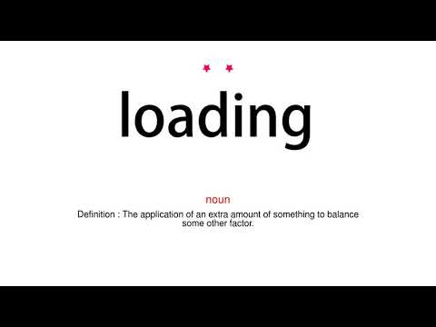 How to pronounce loading - Vocab Today