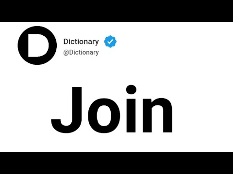 Join Meaning In English