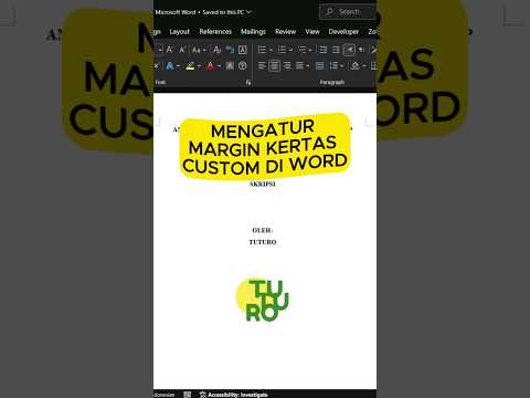 Mengatur Margin Kertas di Word dengan MUDAH dan CEPAT!