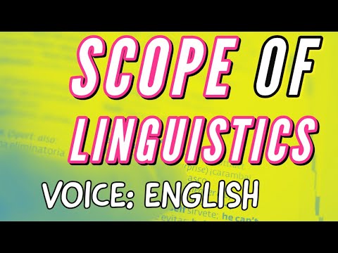 Scope of Linguistics and Applied Linguistics | Practical Linguistics | Linguistics at Work | ENGLISH