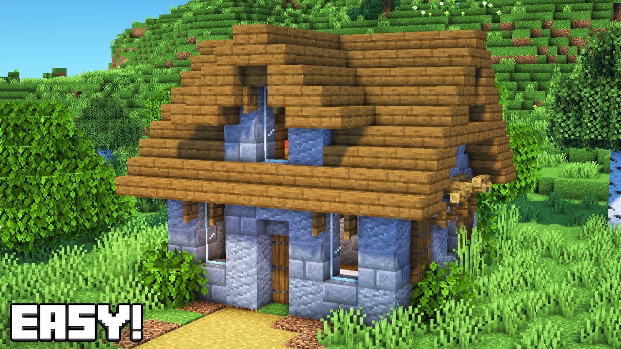 Minecraft: How to Build a Small Survival House | Spruce House ...