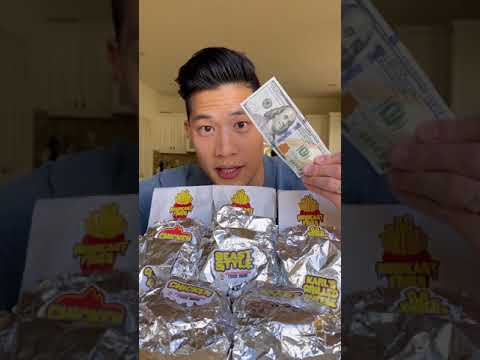 What $100 gets you at MrBeast Burger, is it worth it? #shorts