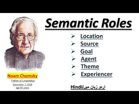 Semantic Roles in Urdu/Hindi
