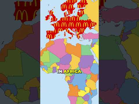McDonald's Doesn't Exist in All of These Countries! #geography #maps #mcdonald