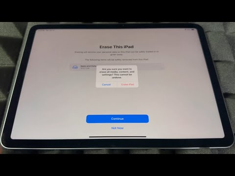 How to Factory Reset New iPad Air 2024 - 11” (6th Generation) - M2