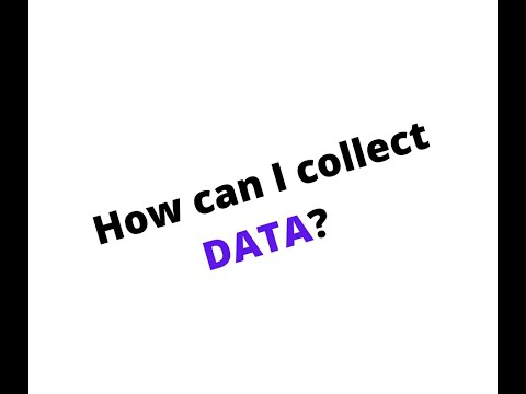 Data Collection Technique : How can I collect data?