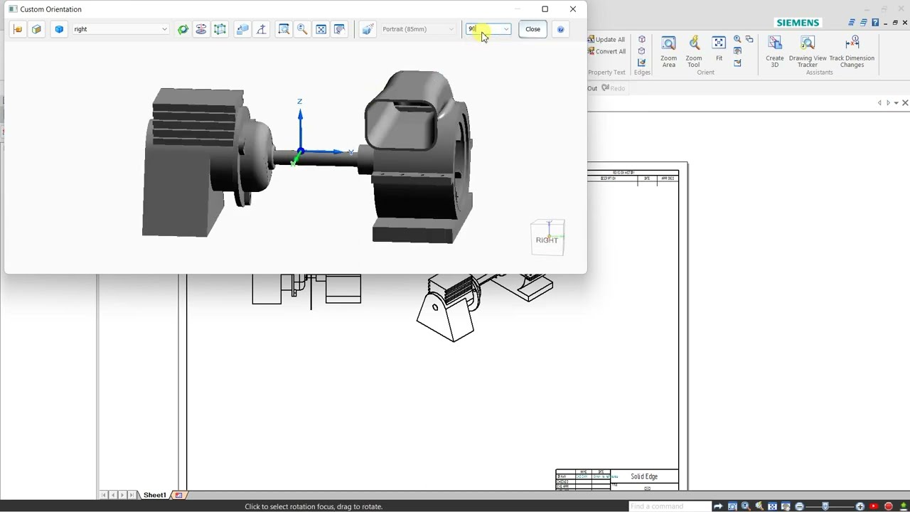 #Solid Edge # DRAFTING #BROKEN VIEW