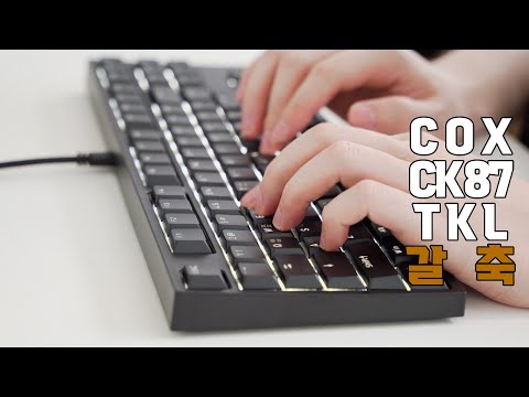 COX CK87 SLIM LP PBT 화이트 [갈축] - 에누리 가격비교