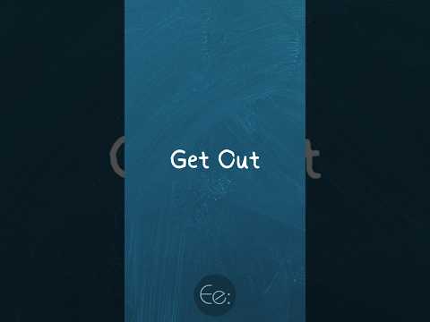 Get Out! 🚪 What Does It Mean? English Explained #phrases #expression #meaning #explained #explore