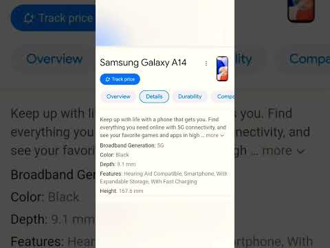 samsung galaxy a14 5g specifications