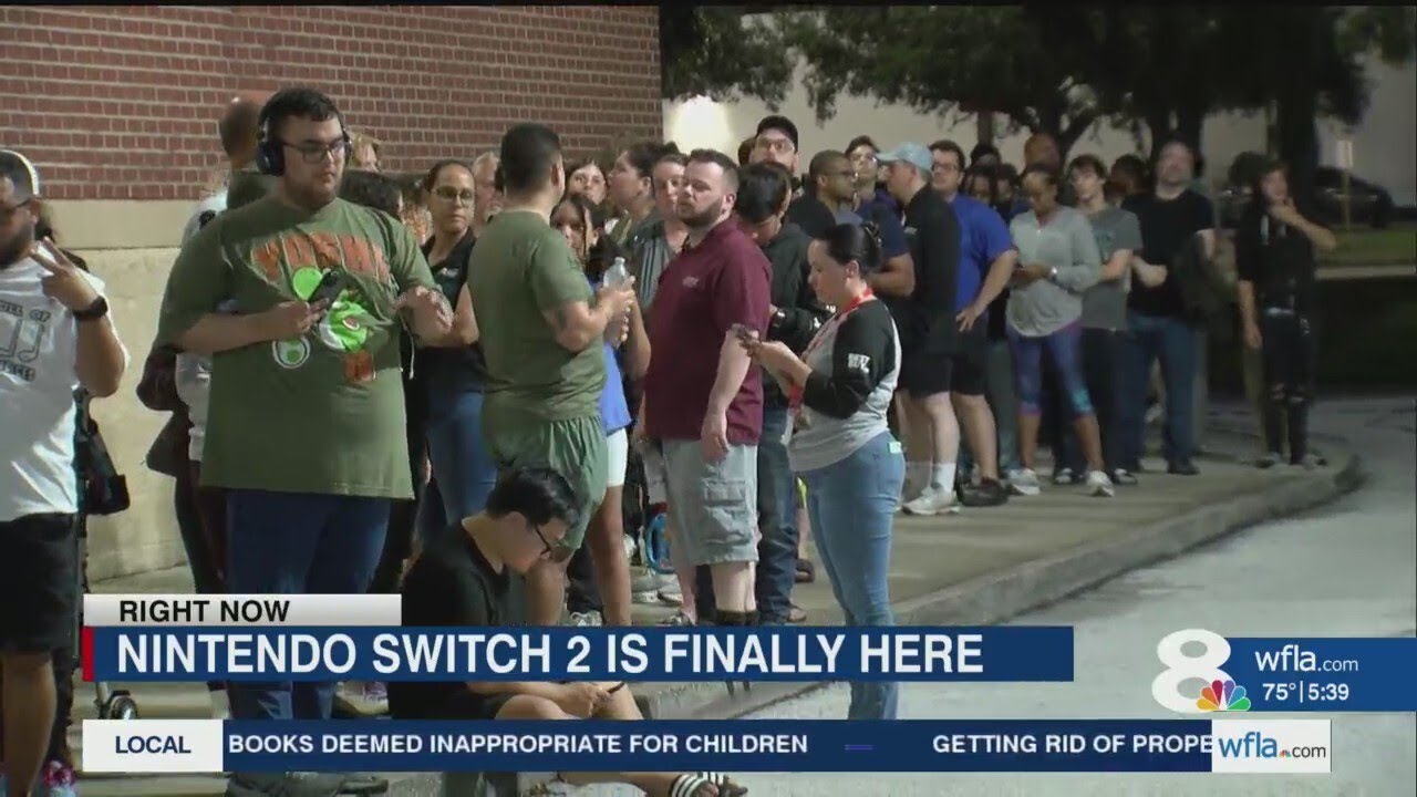 Nintendo Switch 2 launch draws big lines