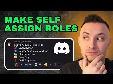 How To Make Self Assign Roles In Discord (QUICK GUIDE)