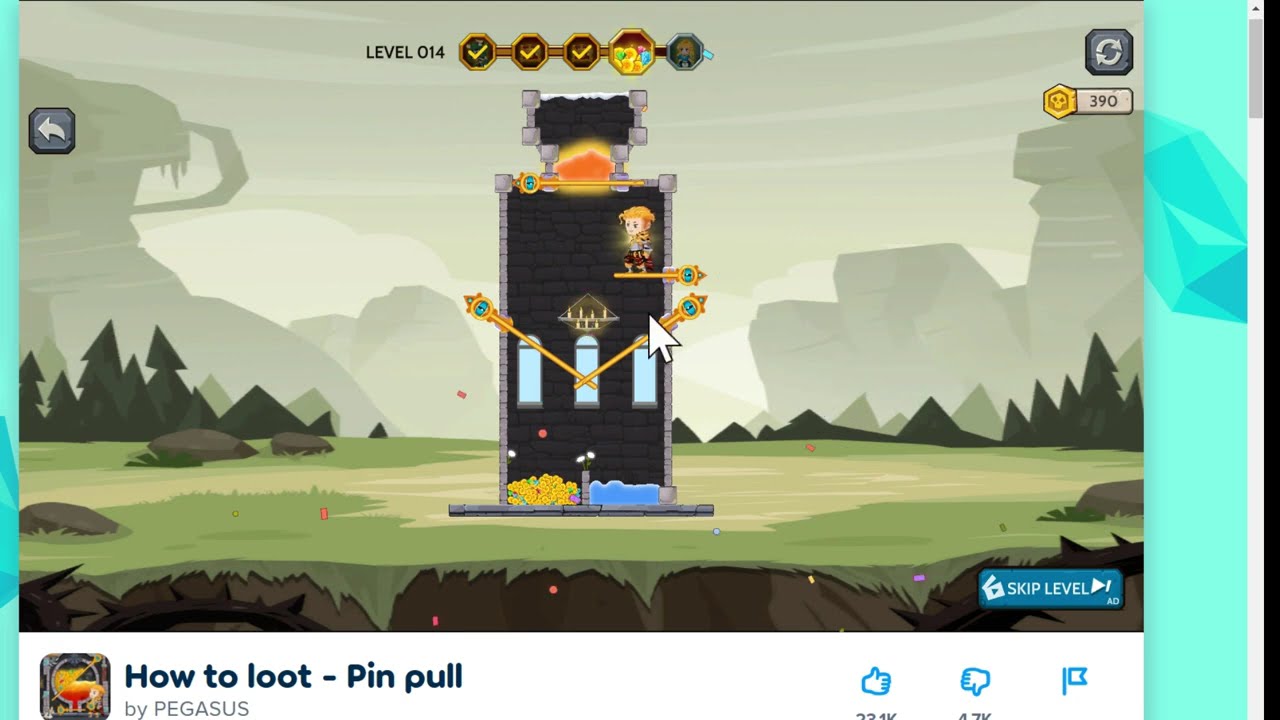 How to Loot - Pin Pull || Poki Games ||