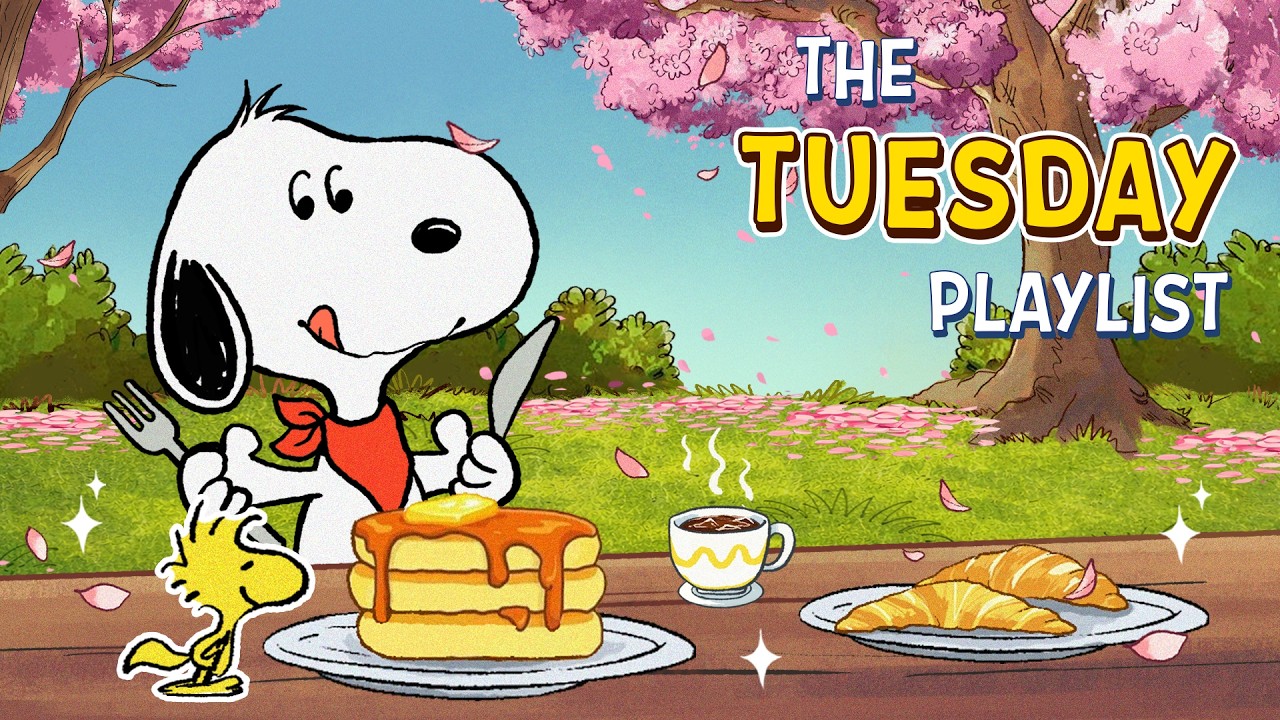 A Quiet Morning Breakfast with Snoopy 🌸🥞🥐 | The Best Morning Jazz Playlist to Start the Day Right