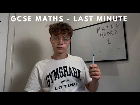 Watch This Video Before GCSE Maths Paper 1 | Important Advice