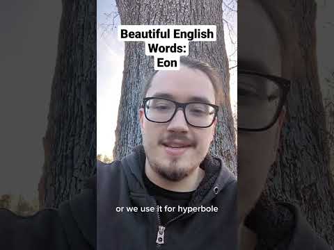 Beautiful English Words: Eon #dailyenglish #learnenglish