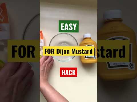 Easy DIY Dijon Mustard 😋 #viralvideo #easyrecipe #newyear #shorts #diy #foodie #foodlover #hacks