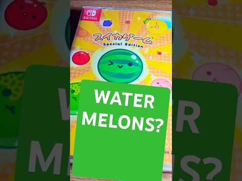 Unboxing The Watermelon Game on Nintendo Switch. Suika Game #gaming #nintendo #nintendoswitch